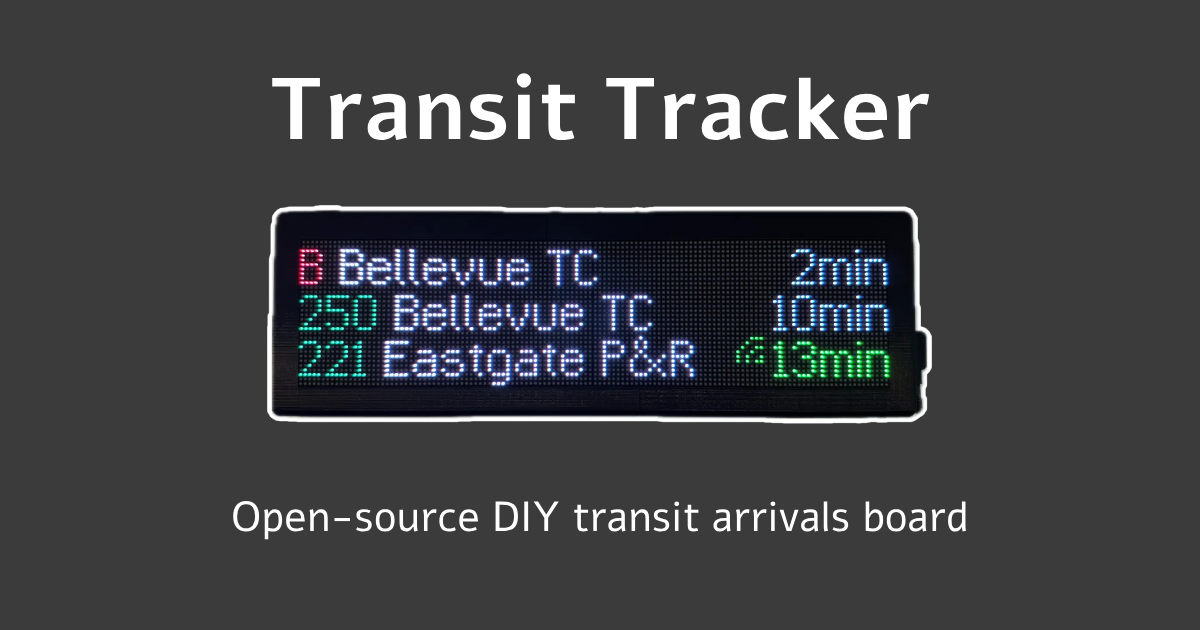 Transit Tracker
